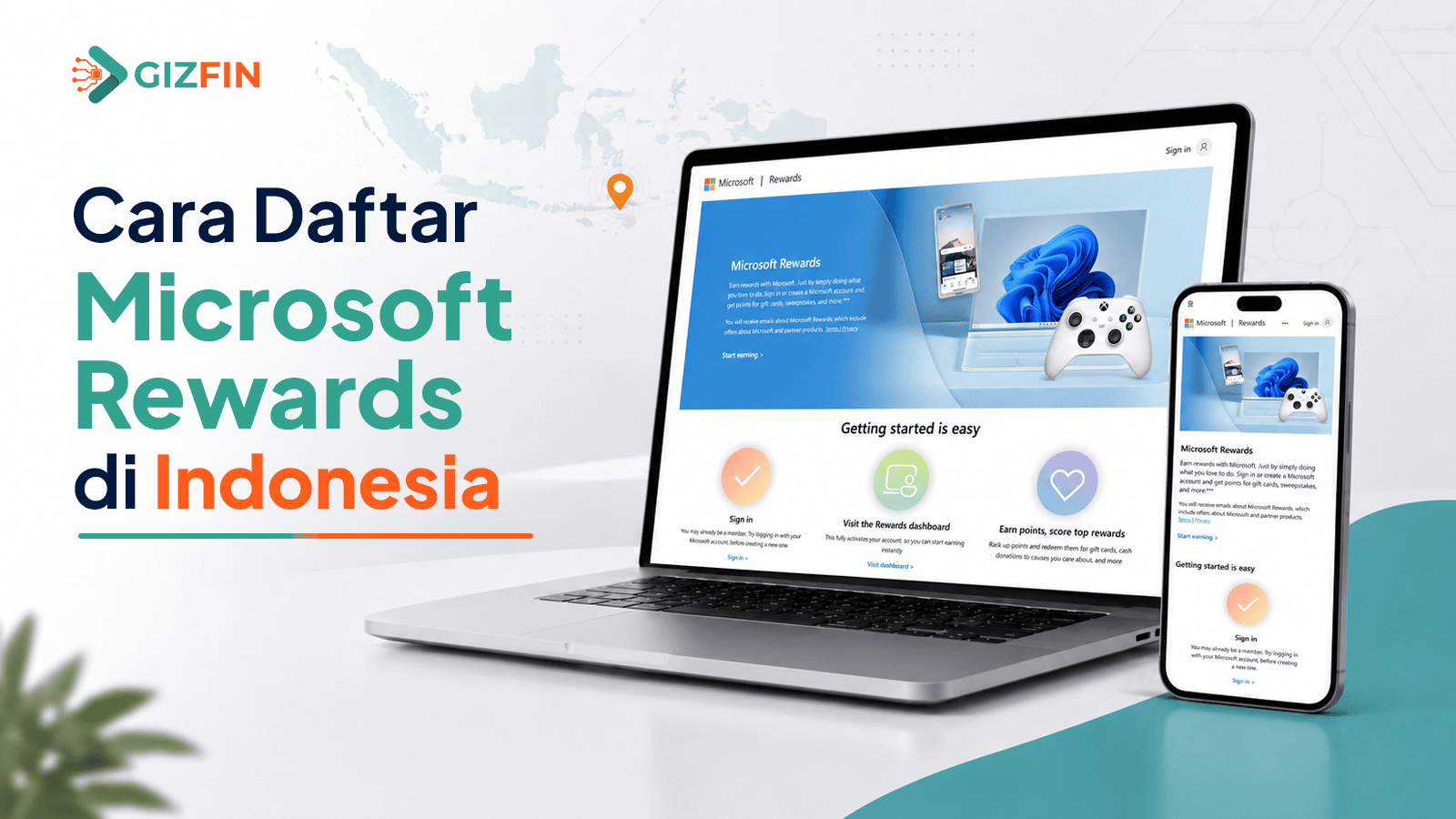 Cara Daftar Microsoft Rewards di Indonesia Untuk Pemula - Gizfin